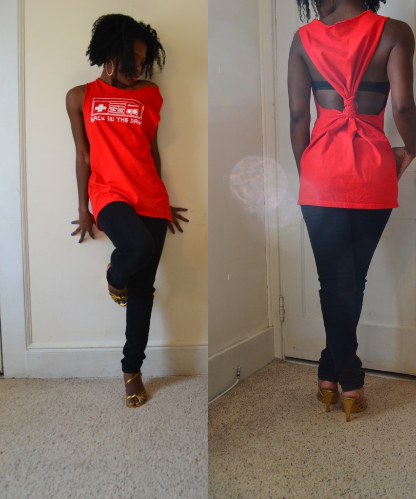JAZMEEN DIY How To Cut An Oversized T shirt JAZMEEN DIY How To Cut An Oversized T shirt